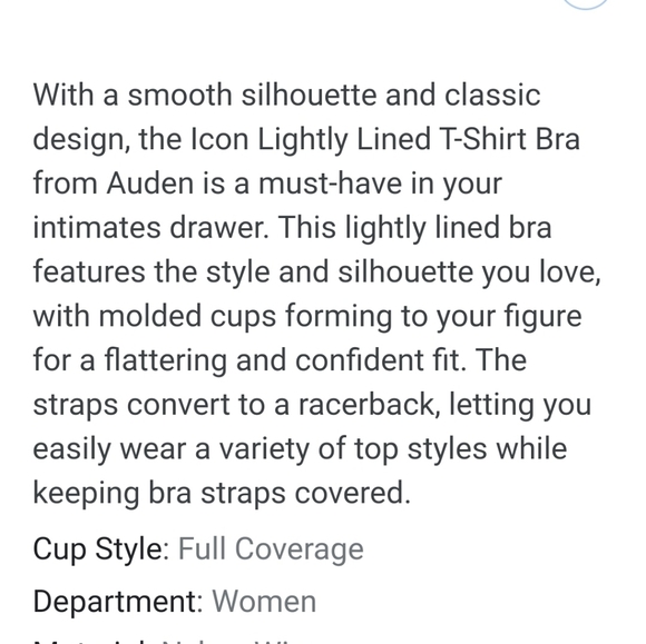 Auden | Intimates & Sleepwear | Auden The Icon Bra | Poshmark